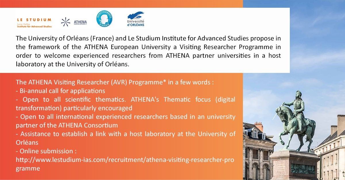 ATHENA Visiting Researcher Programme - Lipiec - 2022 - Aktualności - Instytut Nauk Biologicznych ...