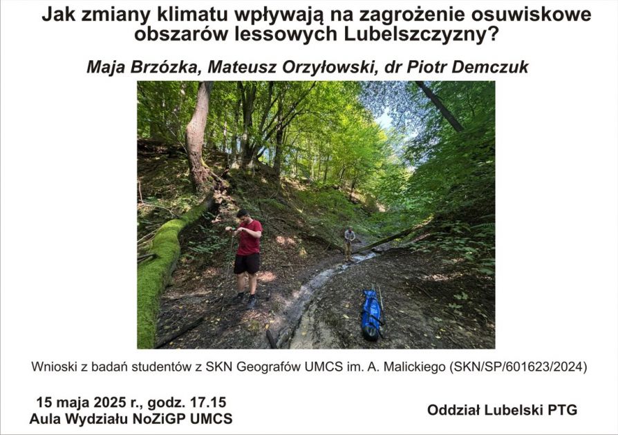 Climate and Loess Landslides in the Lublin Region – Invitation to a ...
