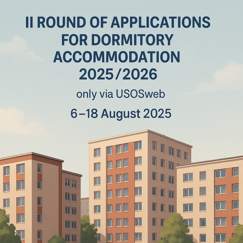 2nd Round of Applications for Dormitory Accommodation for the 2025/2026 Academic Year - July ...