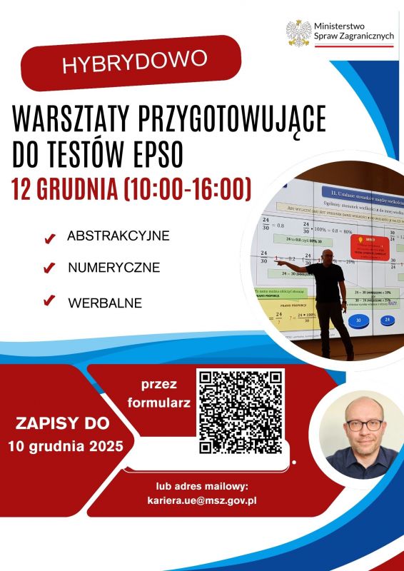 Warsztaty przygotowujące do testów EPSO - Grudzień - 2025 - Aktualności ...