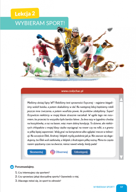 Klasa IX - Podręczniki - Język polski bez granic - Strona główna UMCS