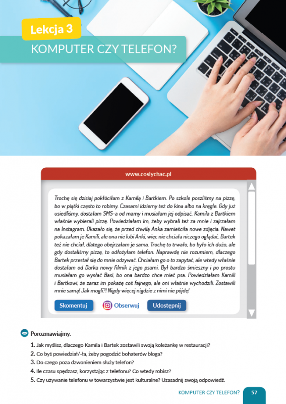 Klasa IX - Podręczniki - Język polski bez granic - Strona główna UMCS