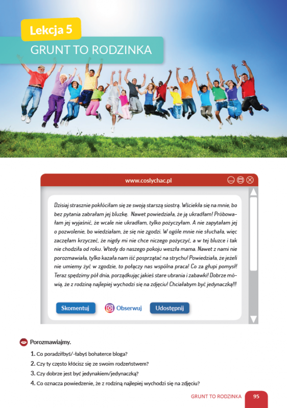 Klasa IX - Podręczniki - Język polski bez granic - Strona główna UMCS