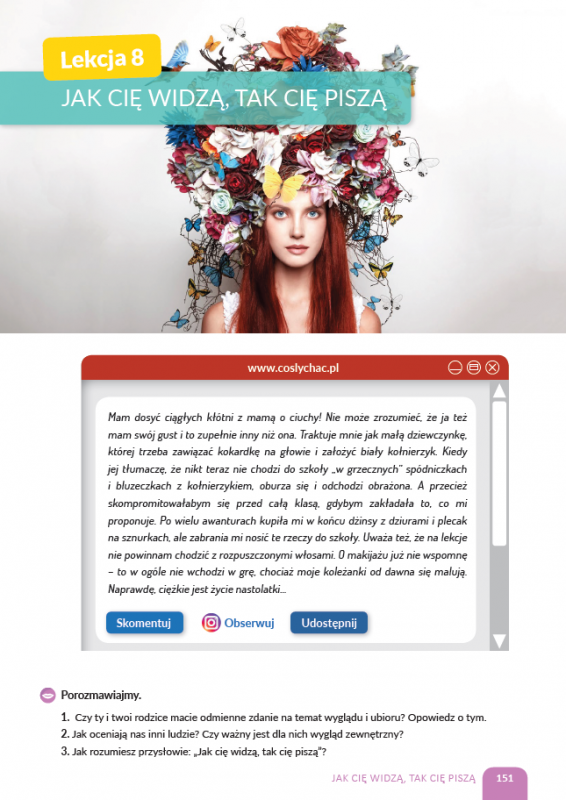 Klasa IX - Podręczniki - Język polski bez granic - Strona główna UMCS