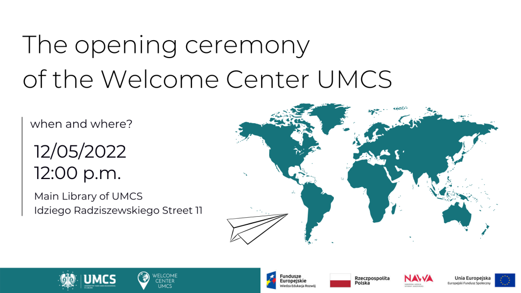 OPENING CEREMONY OF THE UMCS WELCOME CENTER - May - 2022 - News - Main page