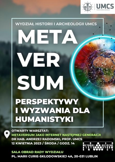 "Metaversum – perspektywy i wyzwania dla humanistyki" (warsztat ...