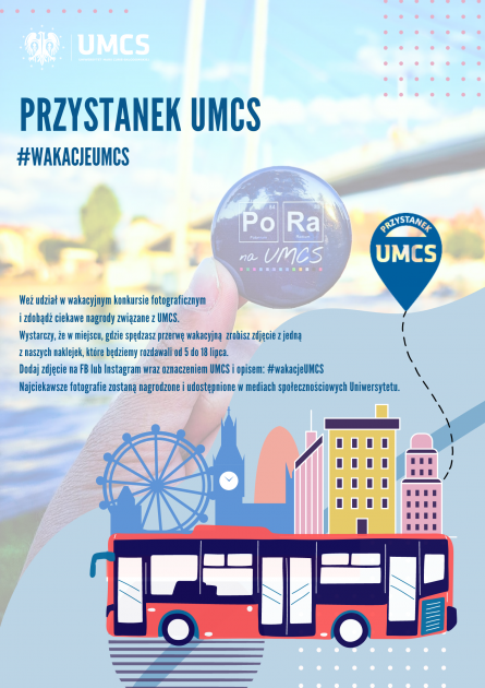 Przystanek UMCS - #wakacje UMCS - Lipiec - 2023 - Aktualności - Centrum ...